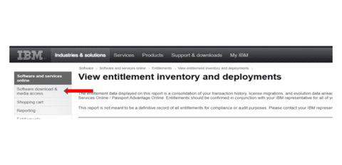 How to Navigate IBM Passport Advantage to Download Software & Licenses