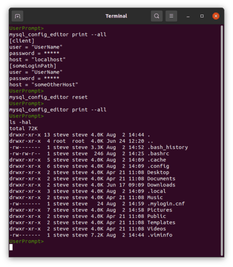 How to use mysql_config_editor - Batch File Secure Login