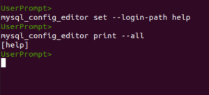 How to use mysql_config_editor - Batch File Secure Login